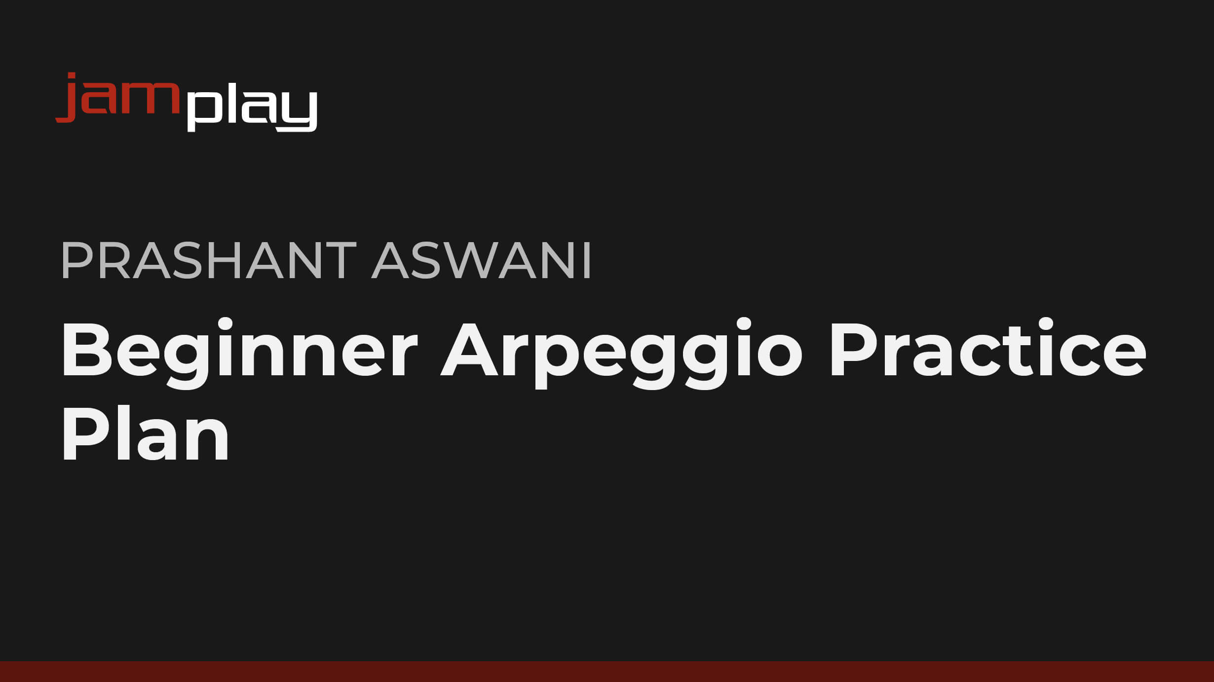 Beginner Arpeggio Practice Plan - Guitar Lessons - JamPlay + TrueFire