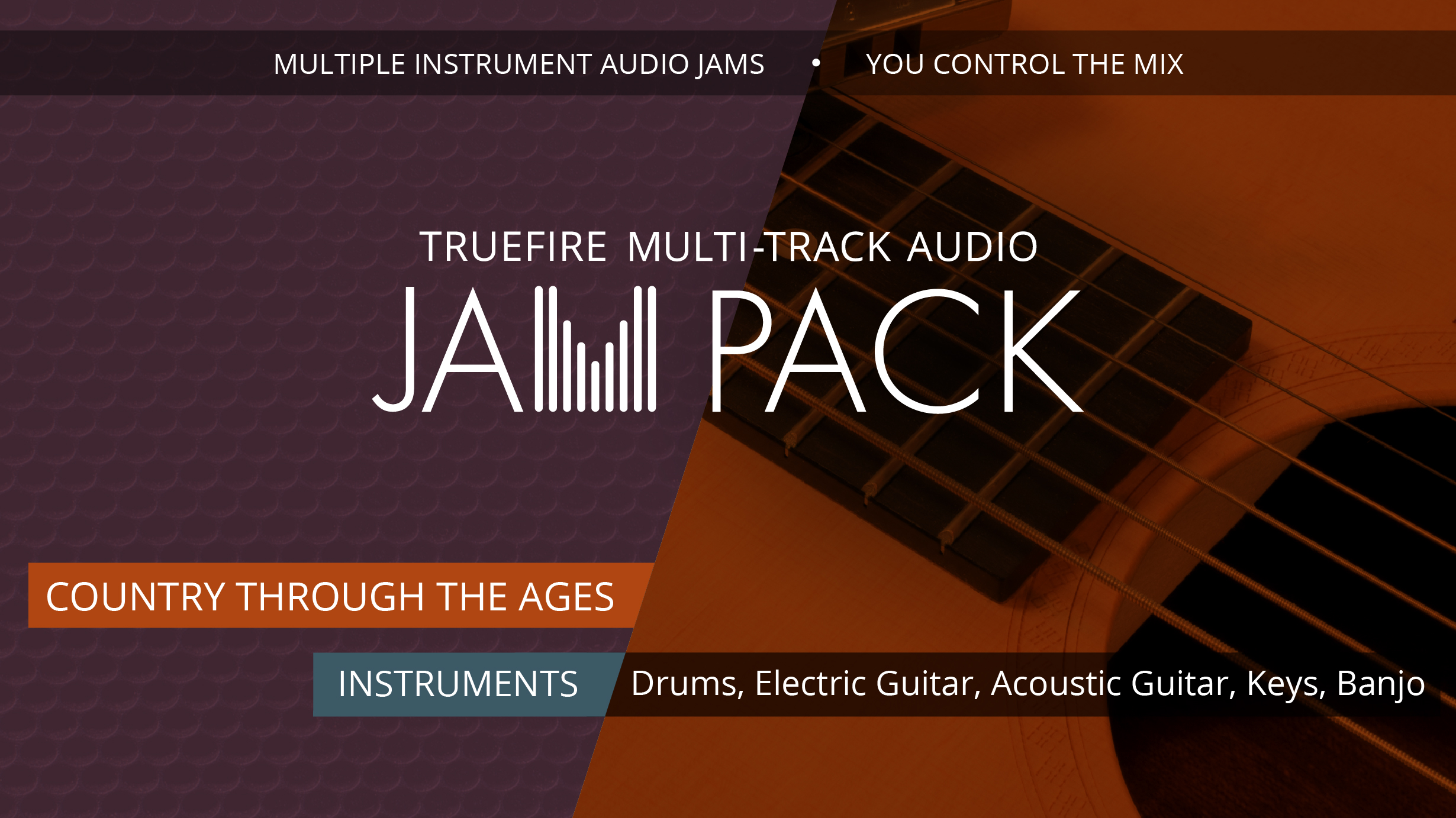 Multi-Track Jam Pack: Country Through the Ages - TrueFire